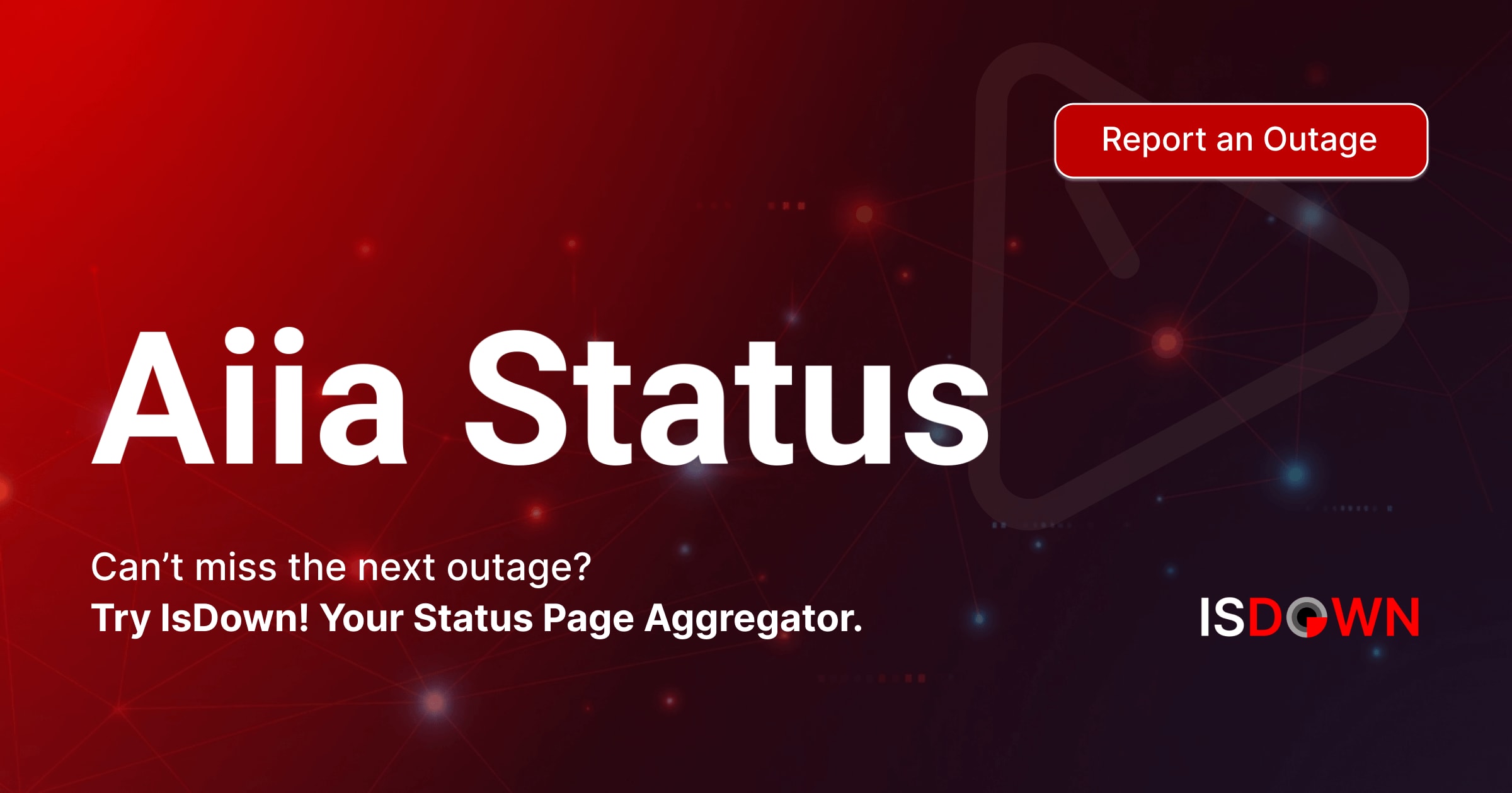 Is Aiia Down? Check current status and user reports | IsDown