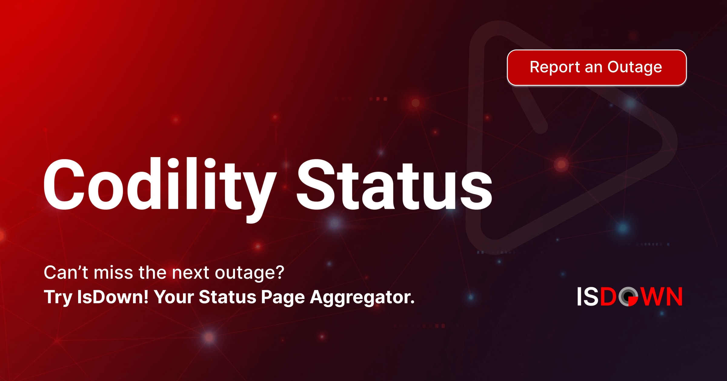 Codility Status. Is Codility down or having an outage?