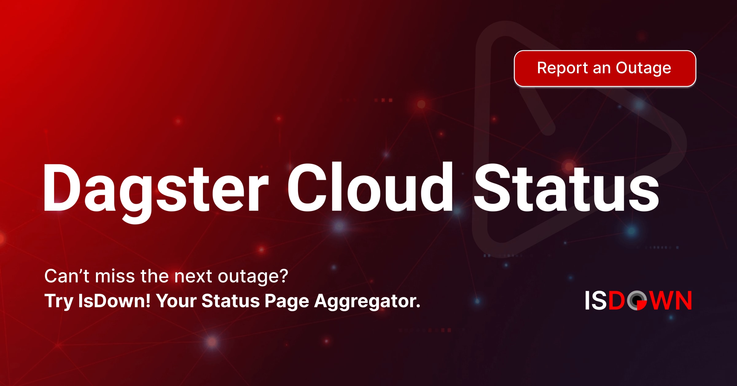 Is Dagster Cloud Down? Live Status, Outages & Alerts | IsDown