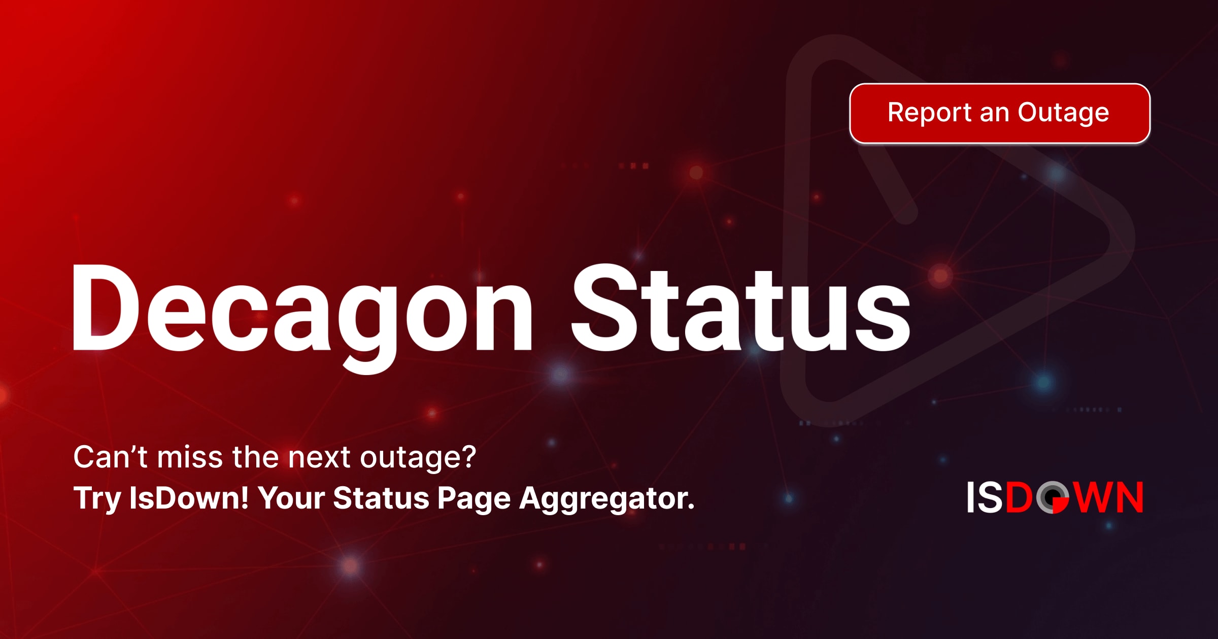 Is Decagon Down? Check current status and user reports | IsDown