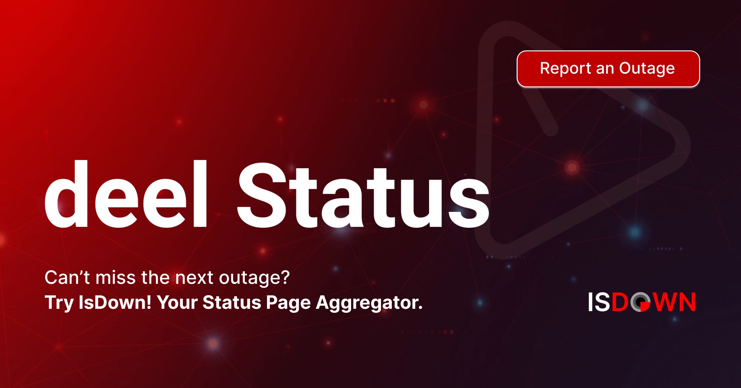 Is deel Down? Check current status and user reports | IsDown