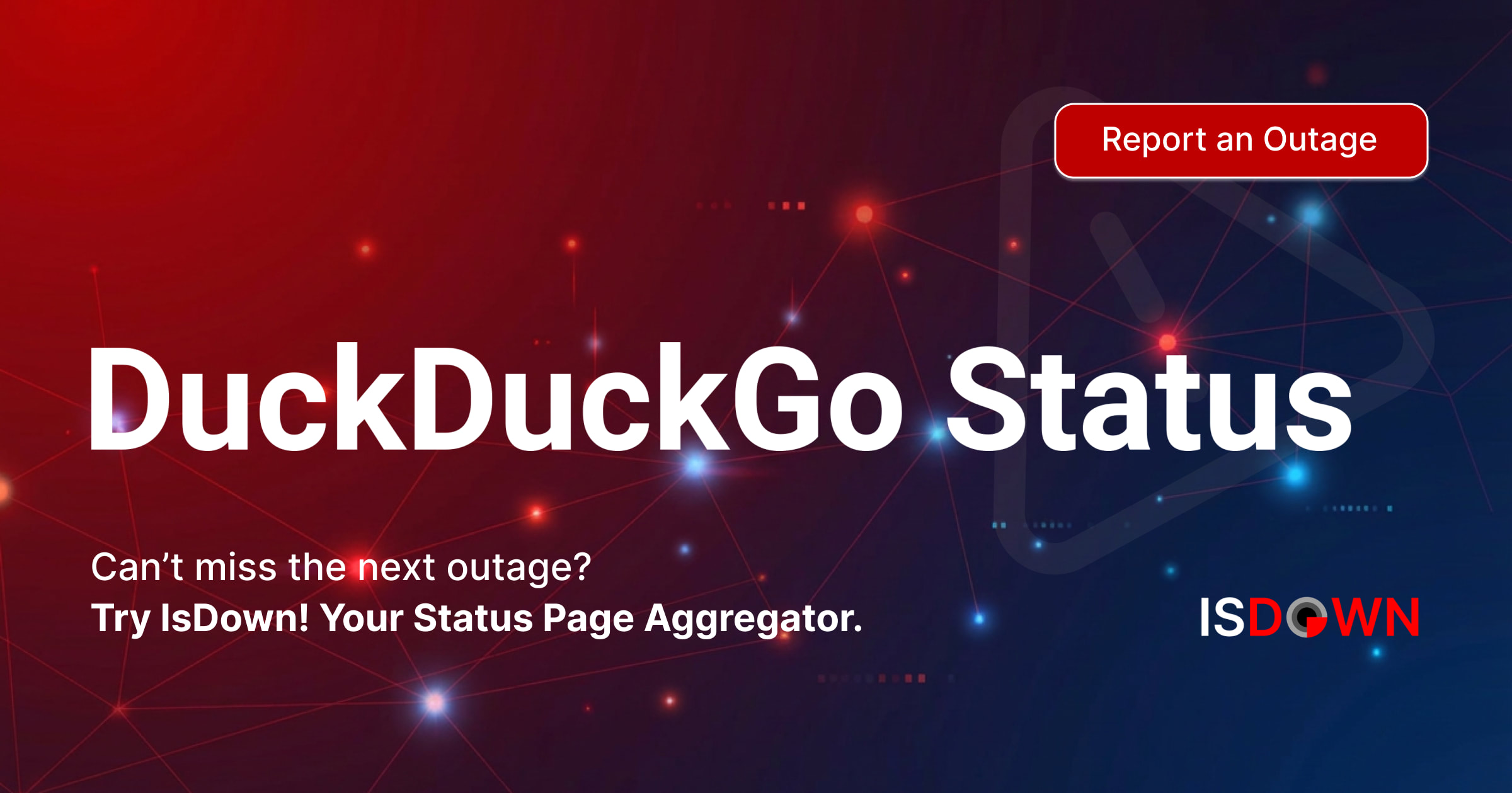 Is DuckDuckGo Down? Check current status and user reports | IsDown