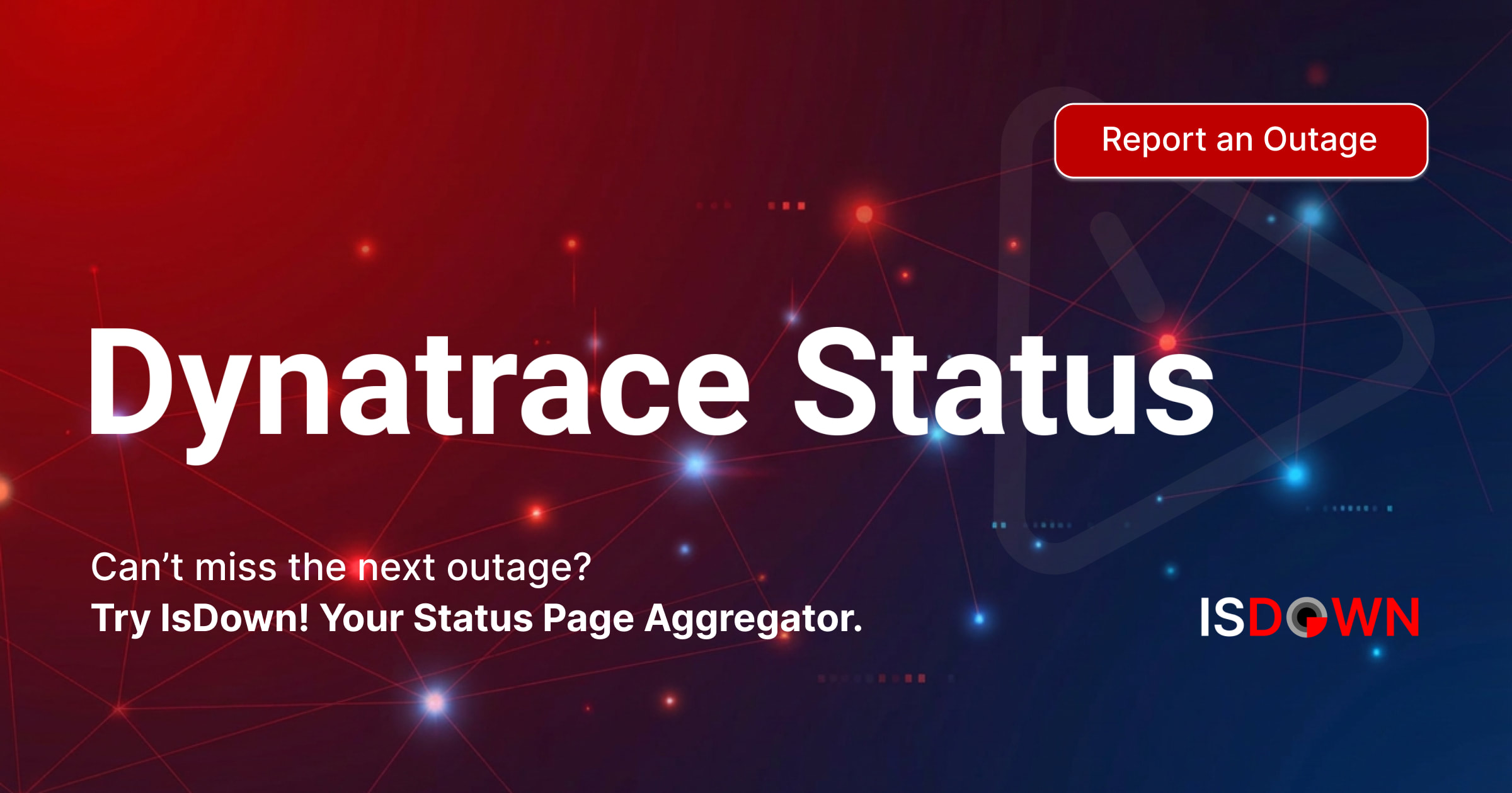Is Dynatrace Down? Check current status and user reports | IsDown