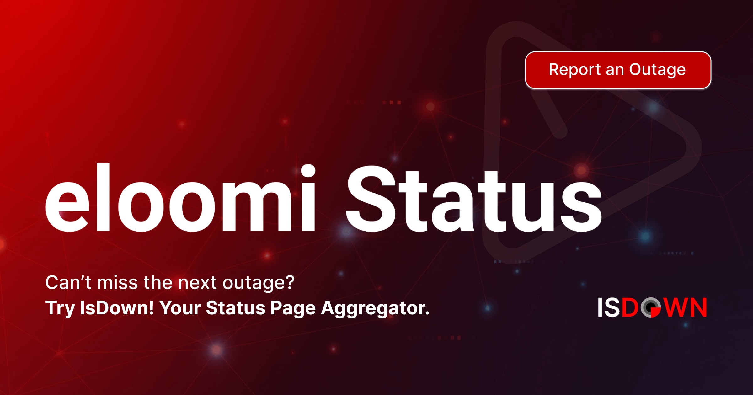 Is eloomi Down? Check current status and user reports | IsDown