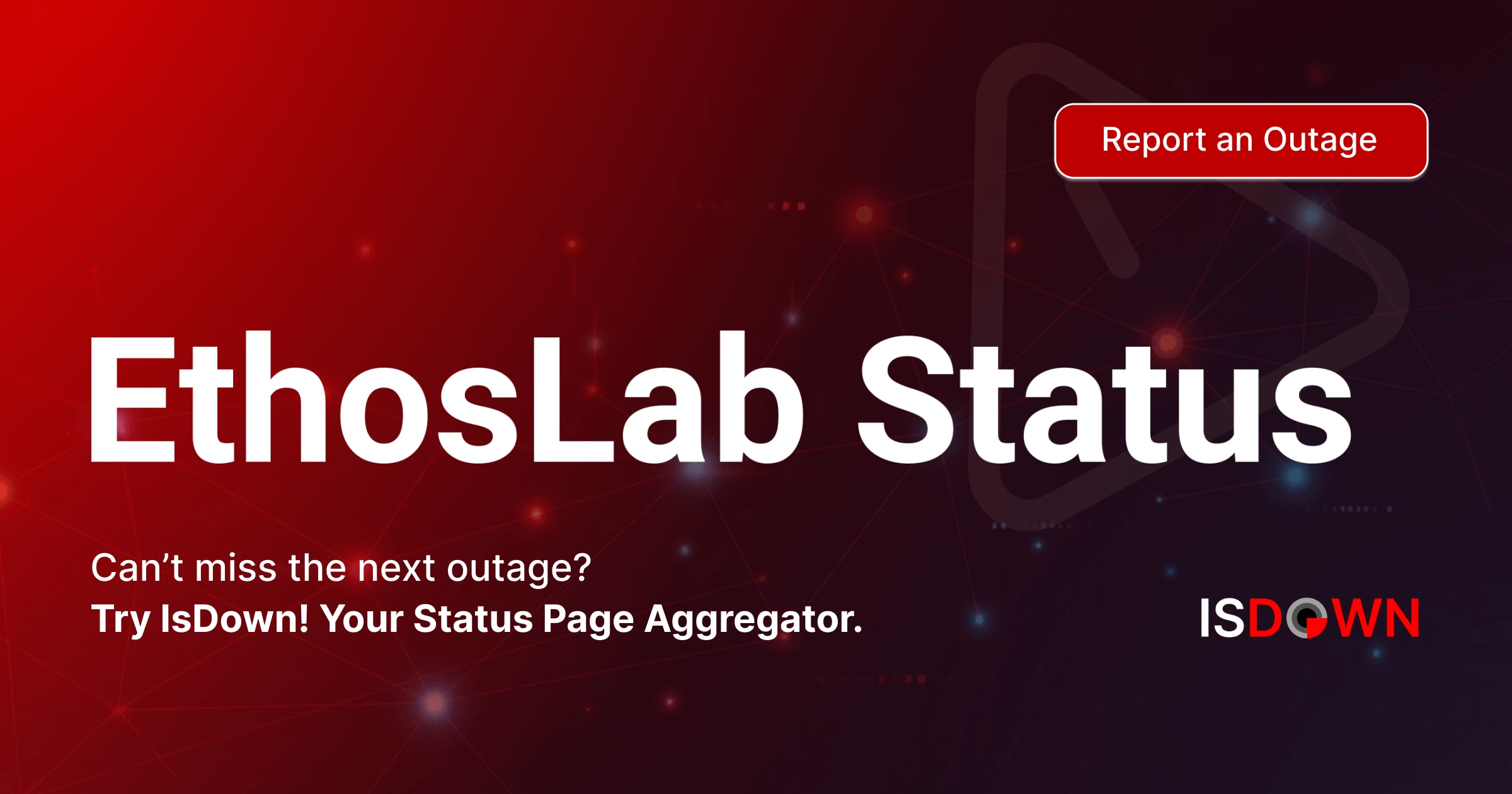 Is EthosLab Down? Check current status and user reports | IsDown