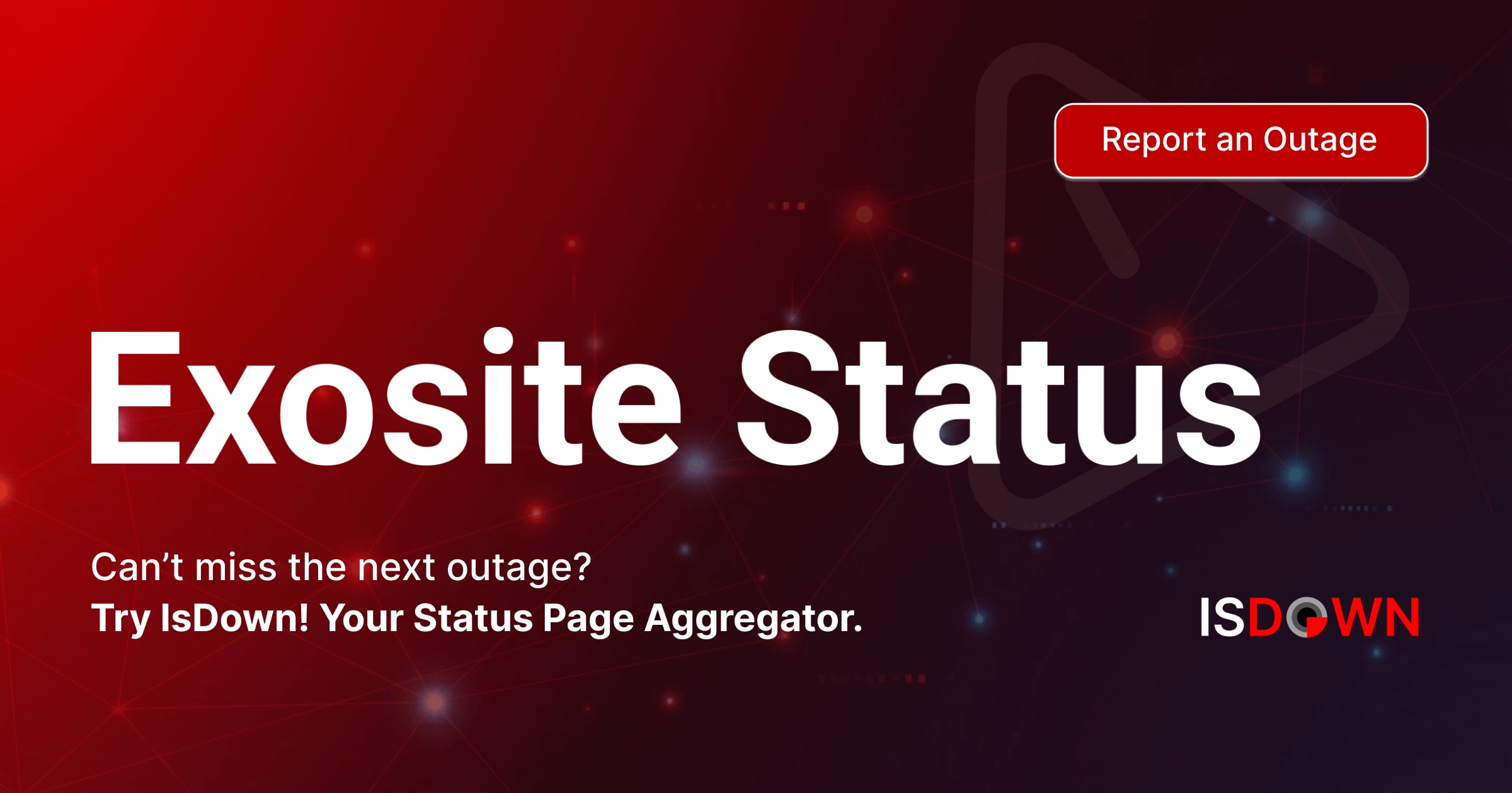 Is Exosite Down Right Now? Live Exosite Status & Outages | IsDown