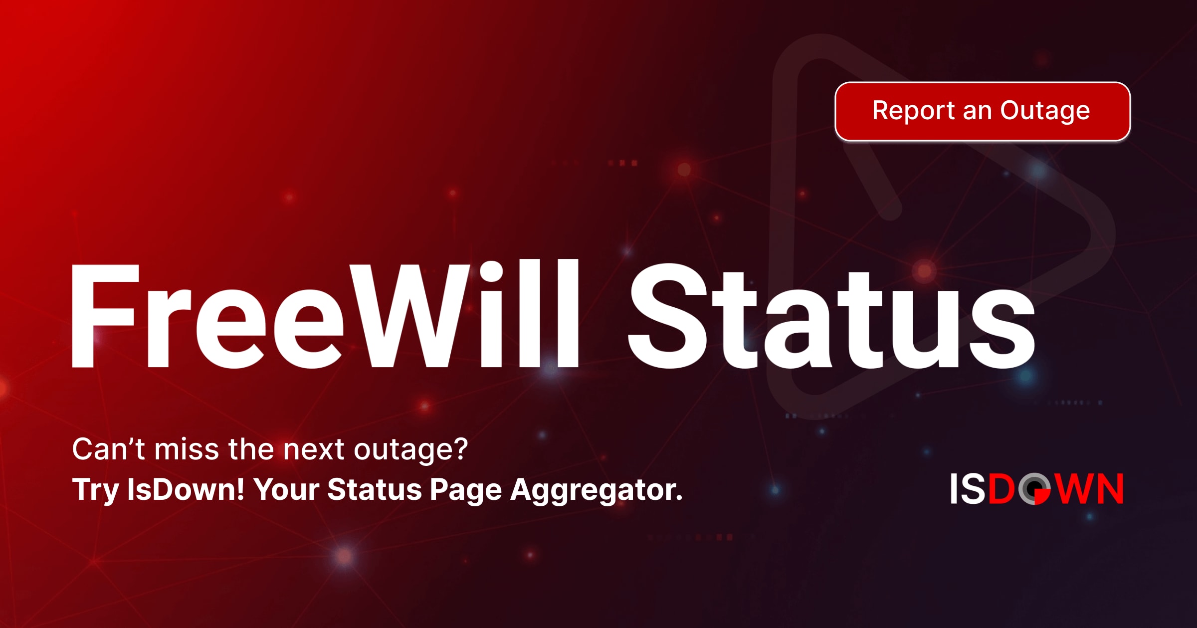 Is FreeWill Down? Check current status and user reports | IsDown