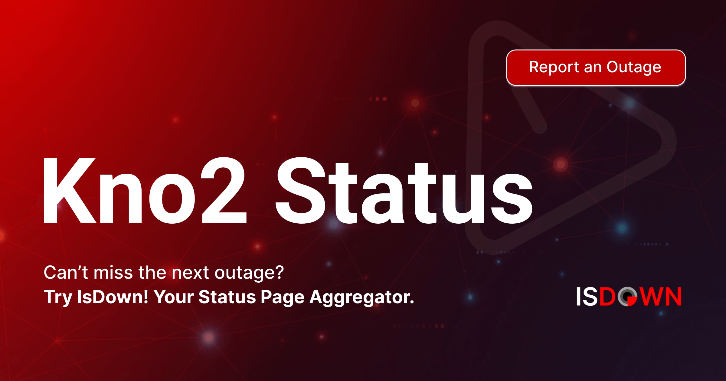 Is Kno2 Authentication Down? Check current status and user reports | IsDown