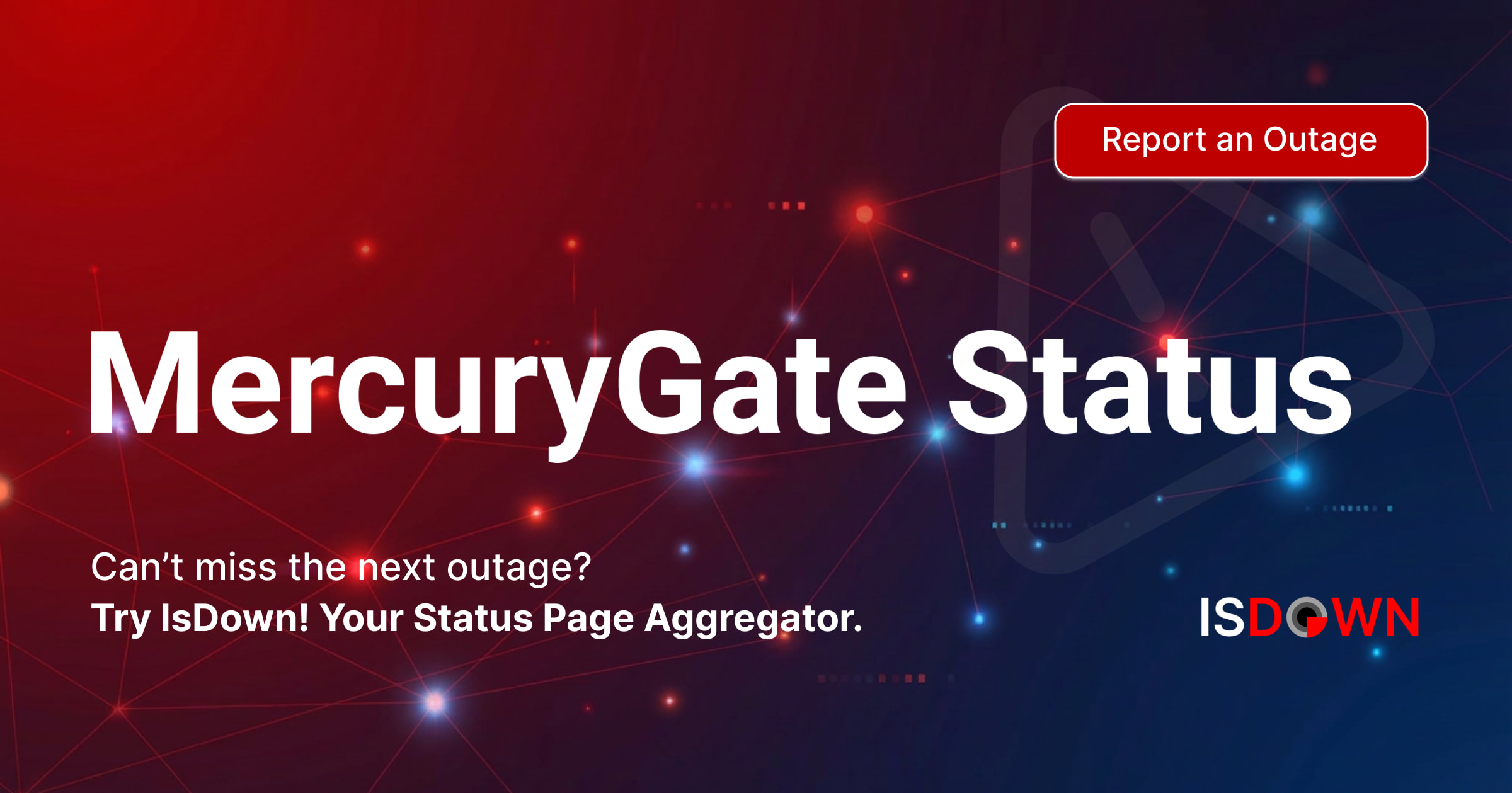 Is MercuryGate Down? Check current status and user reports | IsDown