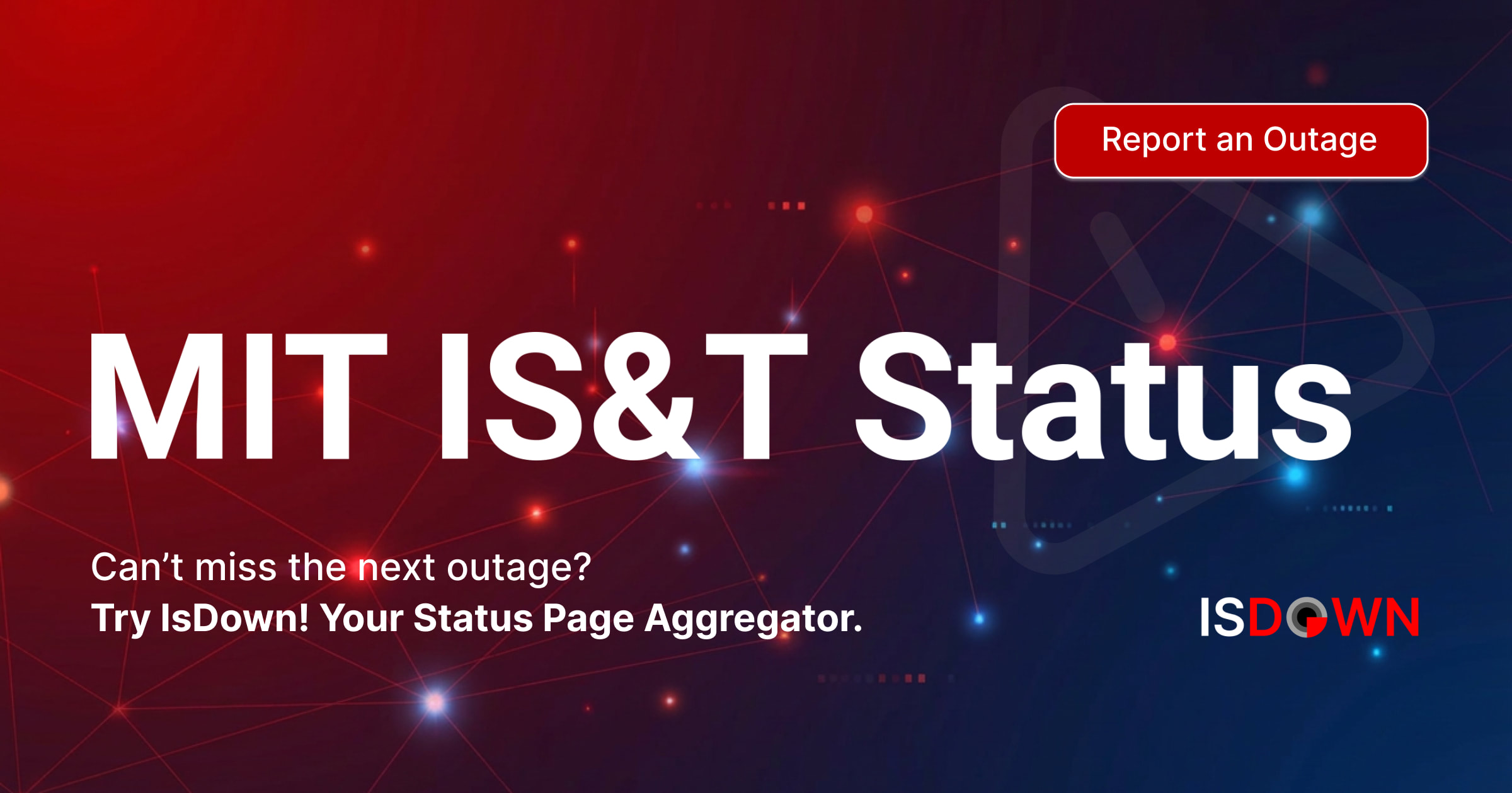 Is MIT IS&T Down? Check current status and user reports | IsDown