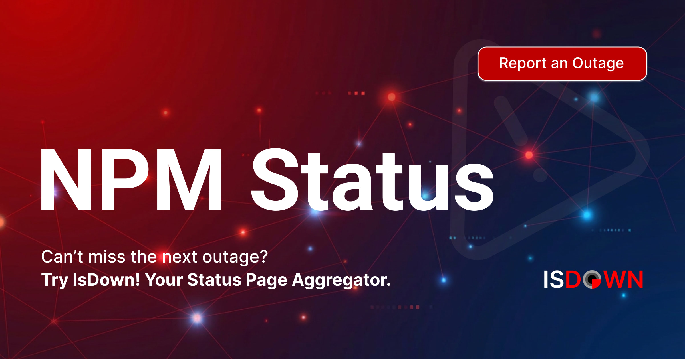 Is NPM Down? Live Status, Outages & Alerts | IsDown