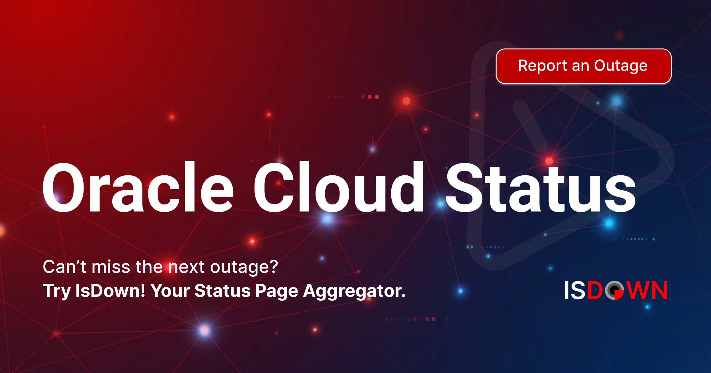 Is Oracle Cloud Down? Check current status and user reports | IsDown