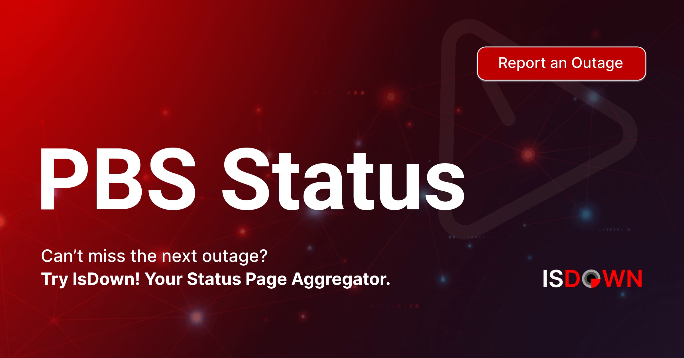 Is PBS Down? Check current status and user reports | IsDown