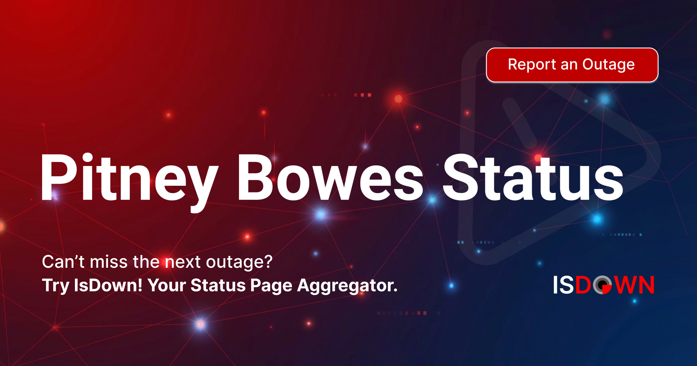Is Pitney Bowes Down? Check current status and user reports | IsDown