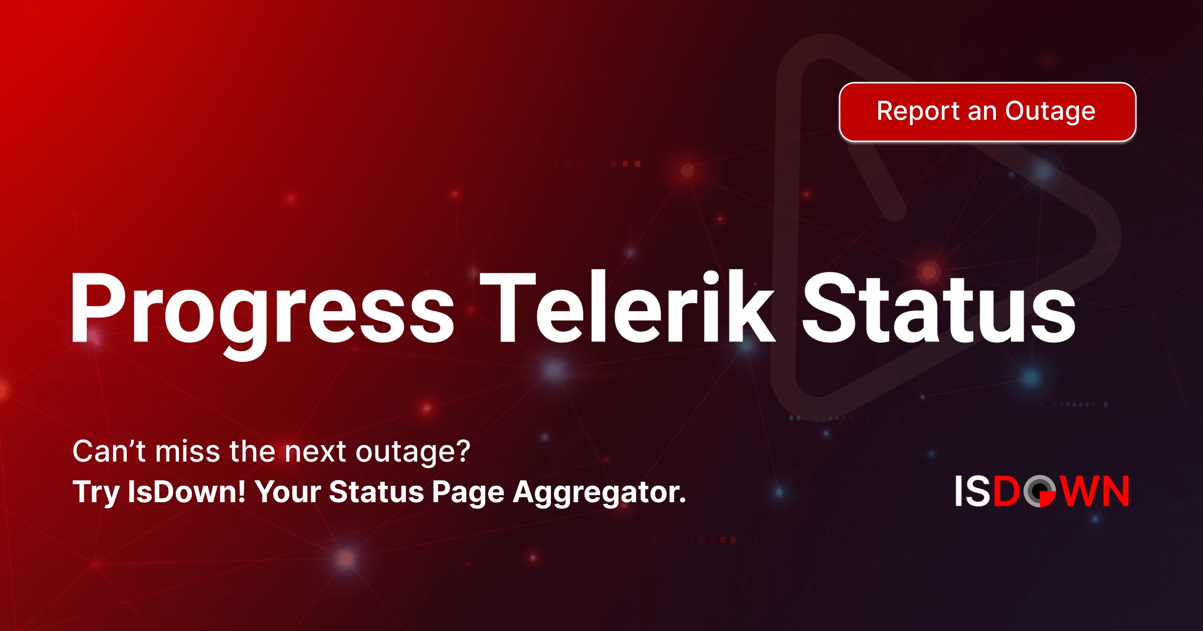 Is Progress Telerik Down? Check current status and user reports | IsDown