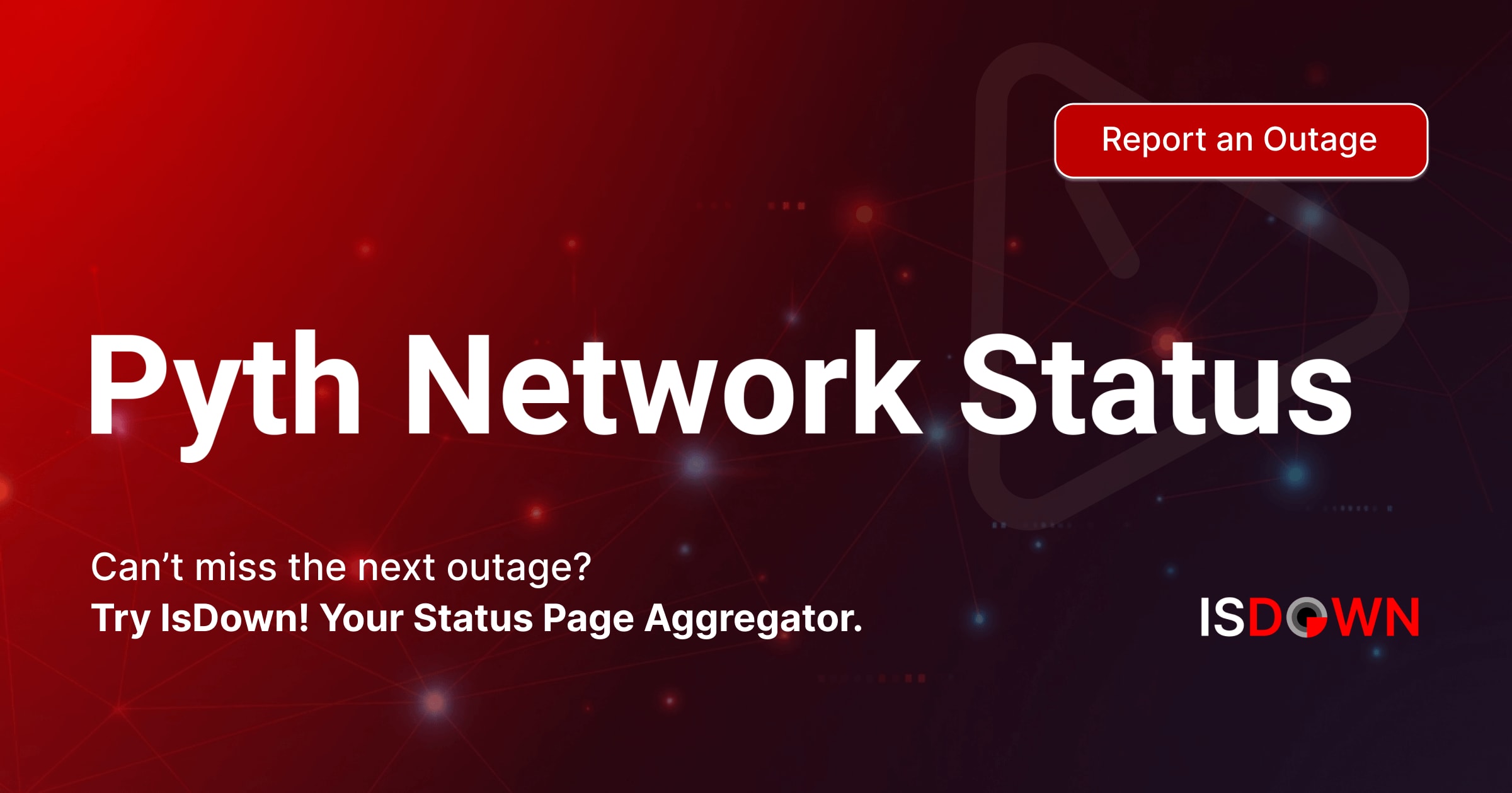 Is Pyth Network Down? Check current status and user reports | IsDown