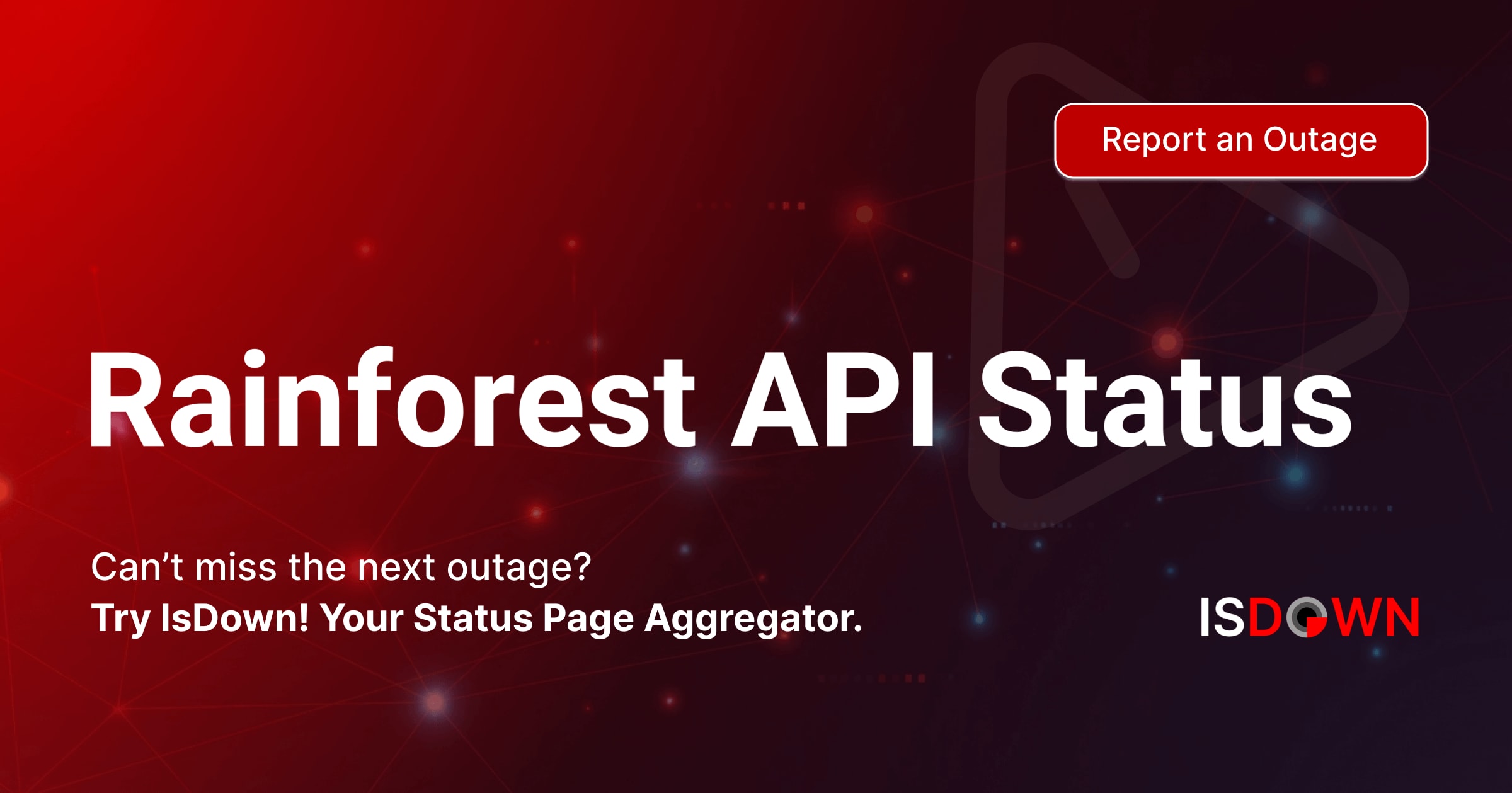 Is Rainforest API Dashboard Down? Check current status and user reports ...