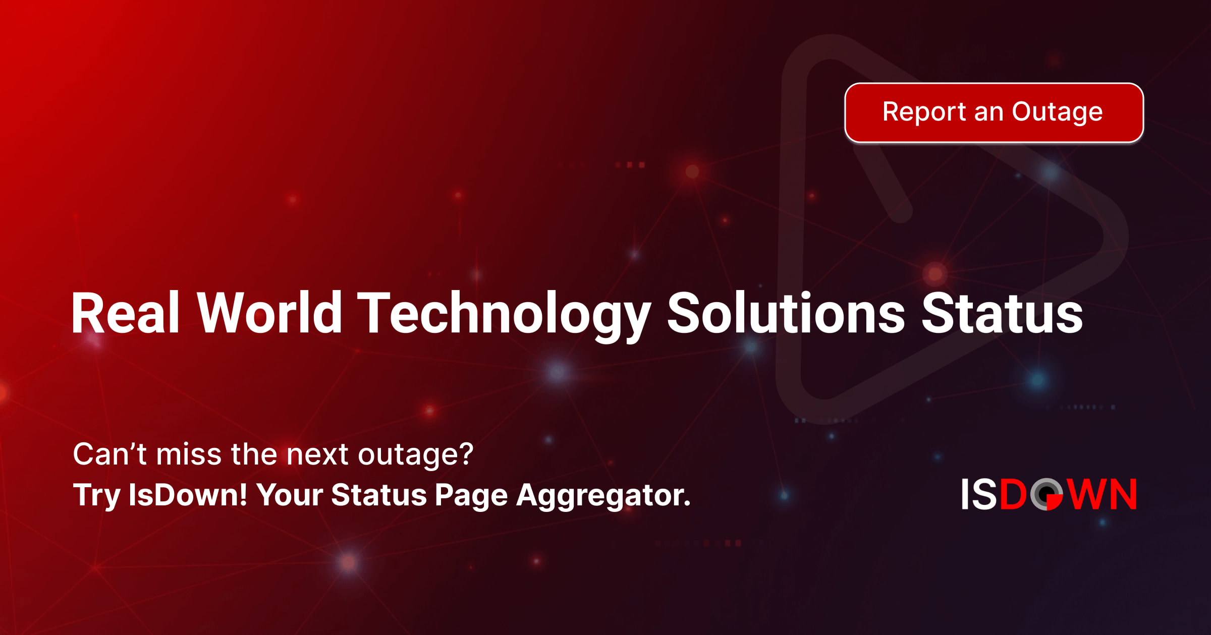 Is Real World Technology Solutions Down? Check current status and user ...