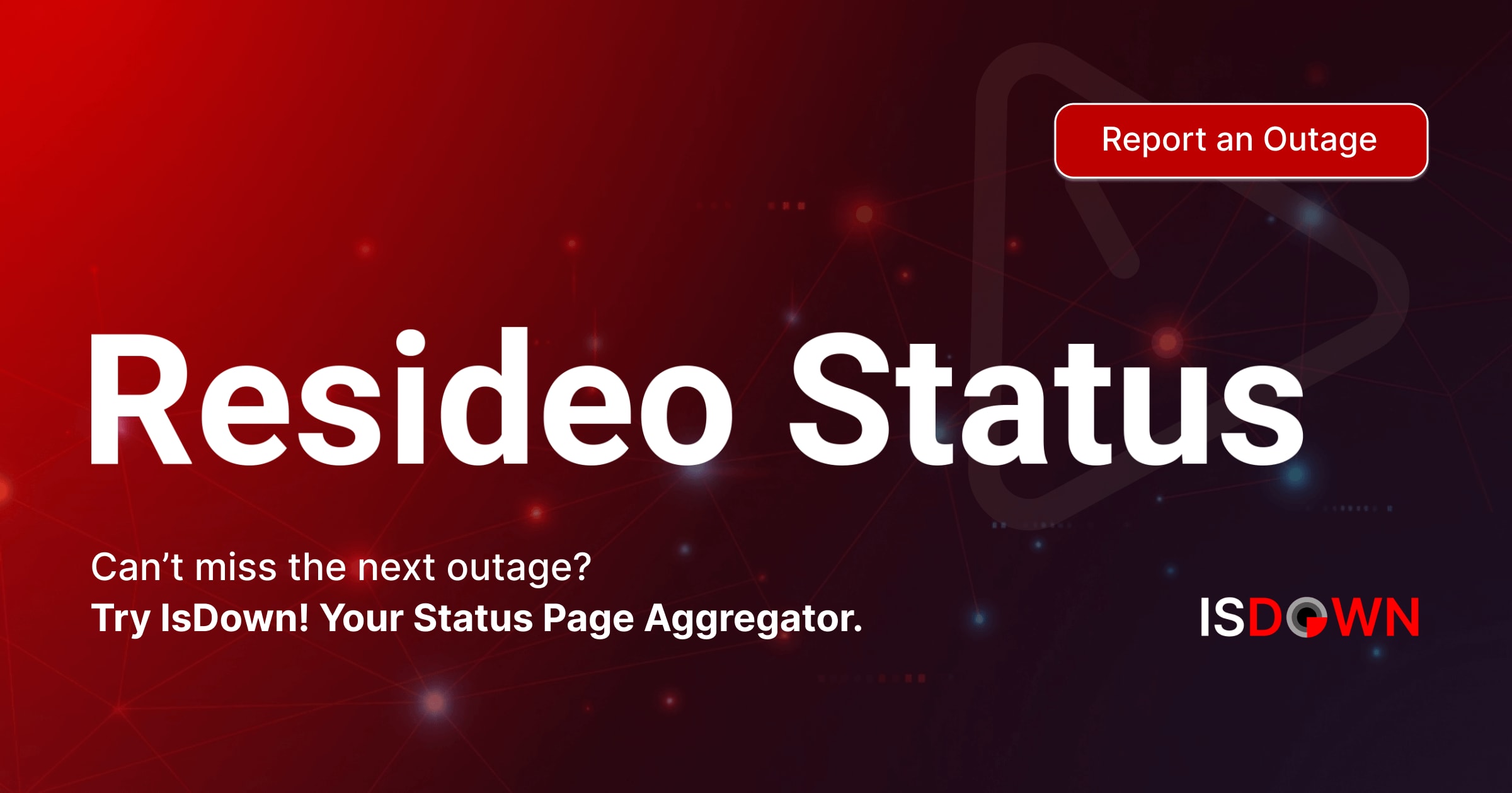 Is Resideo Down? Check current status and user reports | IsDown