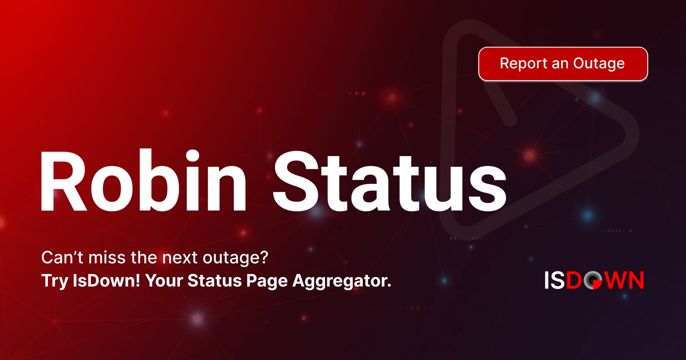 Is Robin Dashboard Down? Check current status and user reports | IsDown