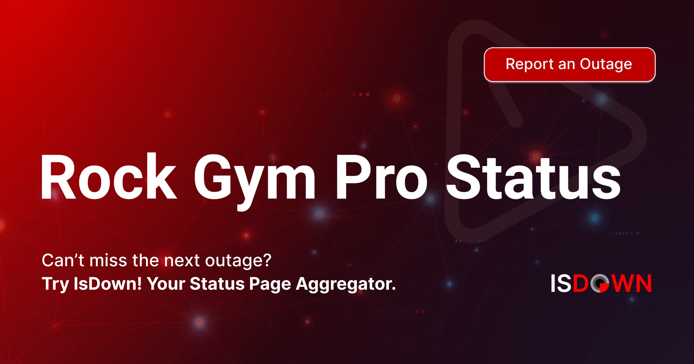 Is Rock Gym Pro Down? Check current status and user reports | IsDown