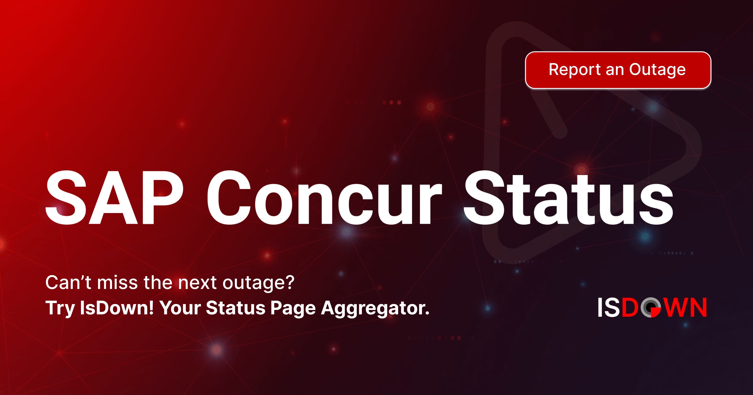 Is SAP Concur Down? Check current status and user reports | IsDown