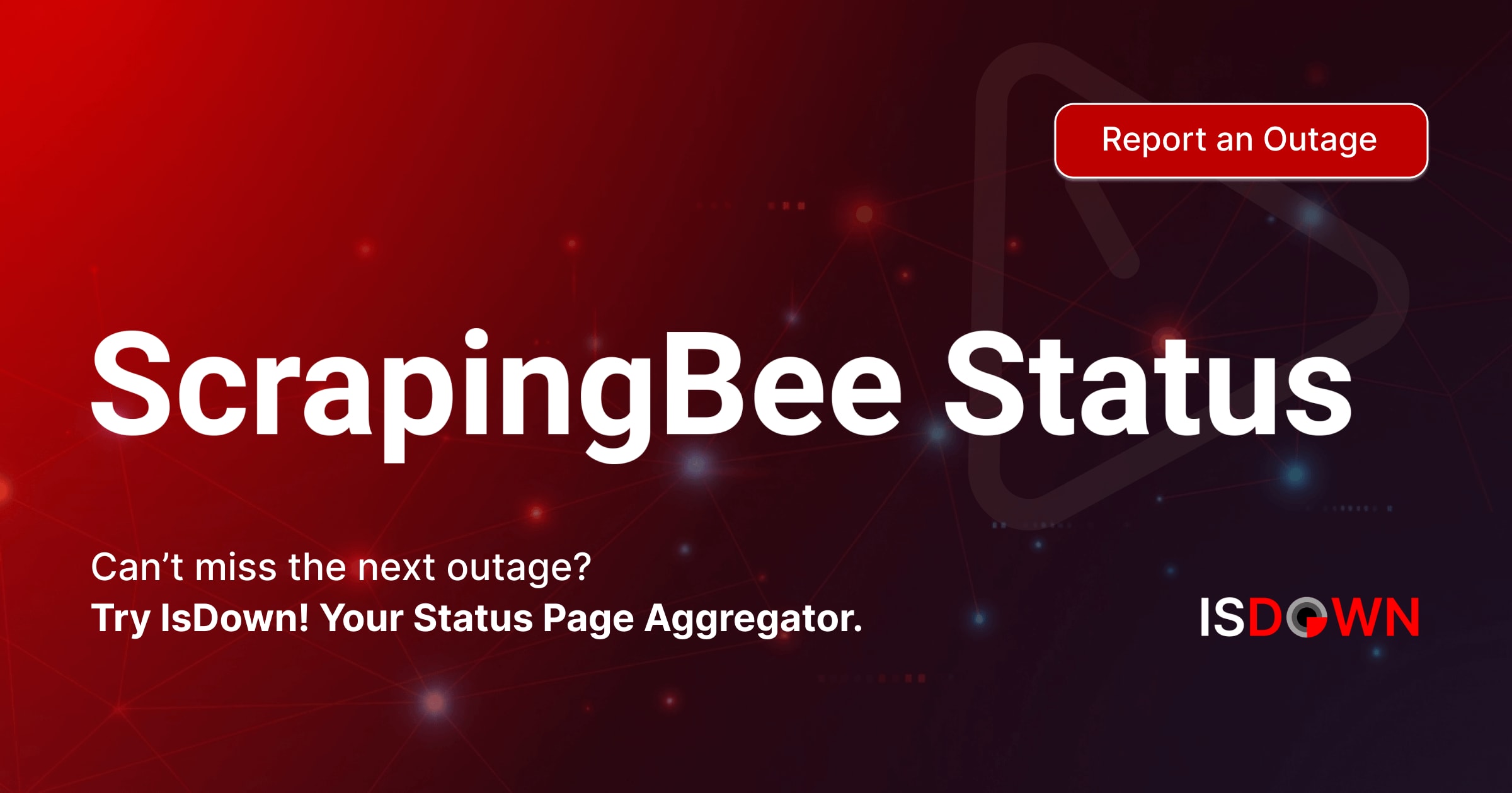 Is ScrapingBee Down? Check current status and user reports | IsDown