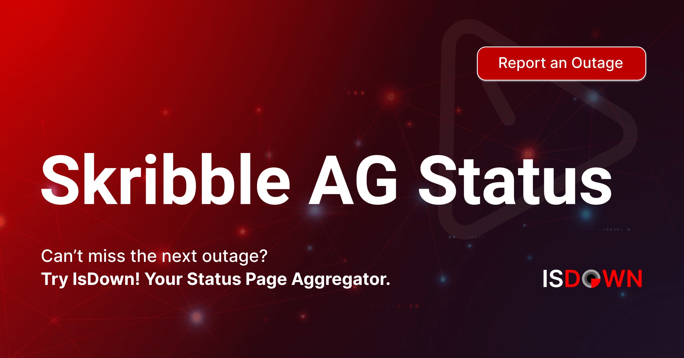 Is Skribble AG Down? Check current status and user reports | IsDown