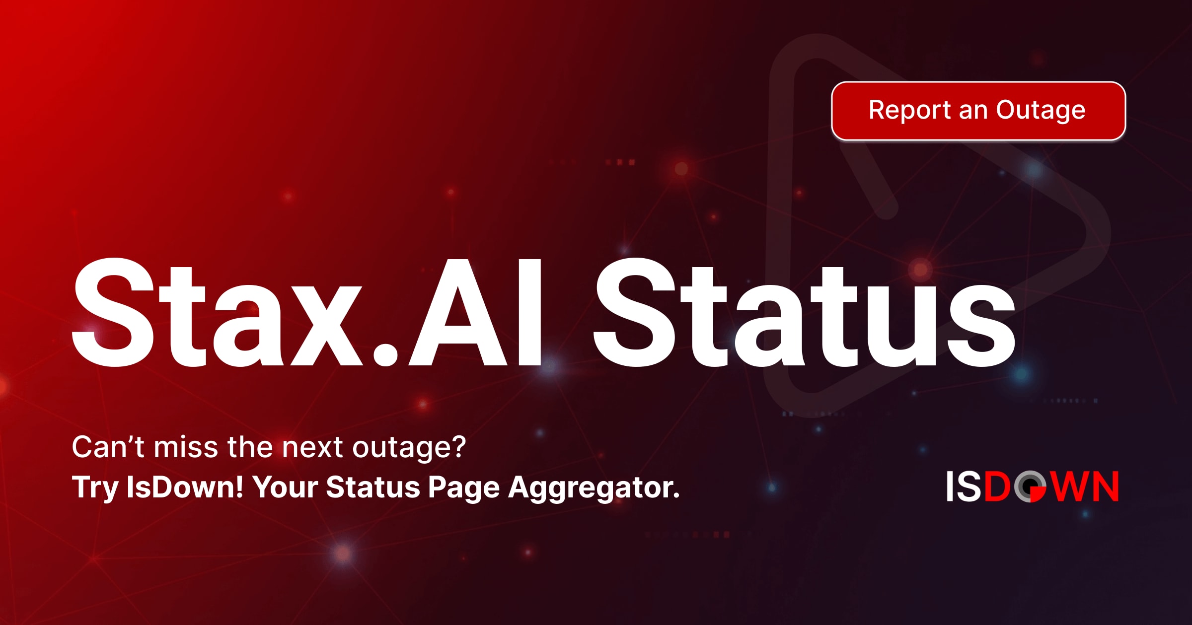 Is Stax.AI Down? Check current status and user reports | IsDown