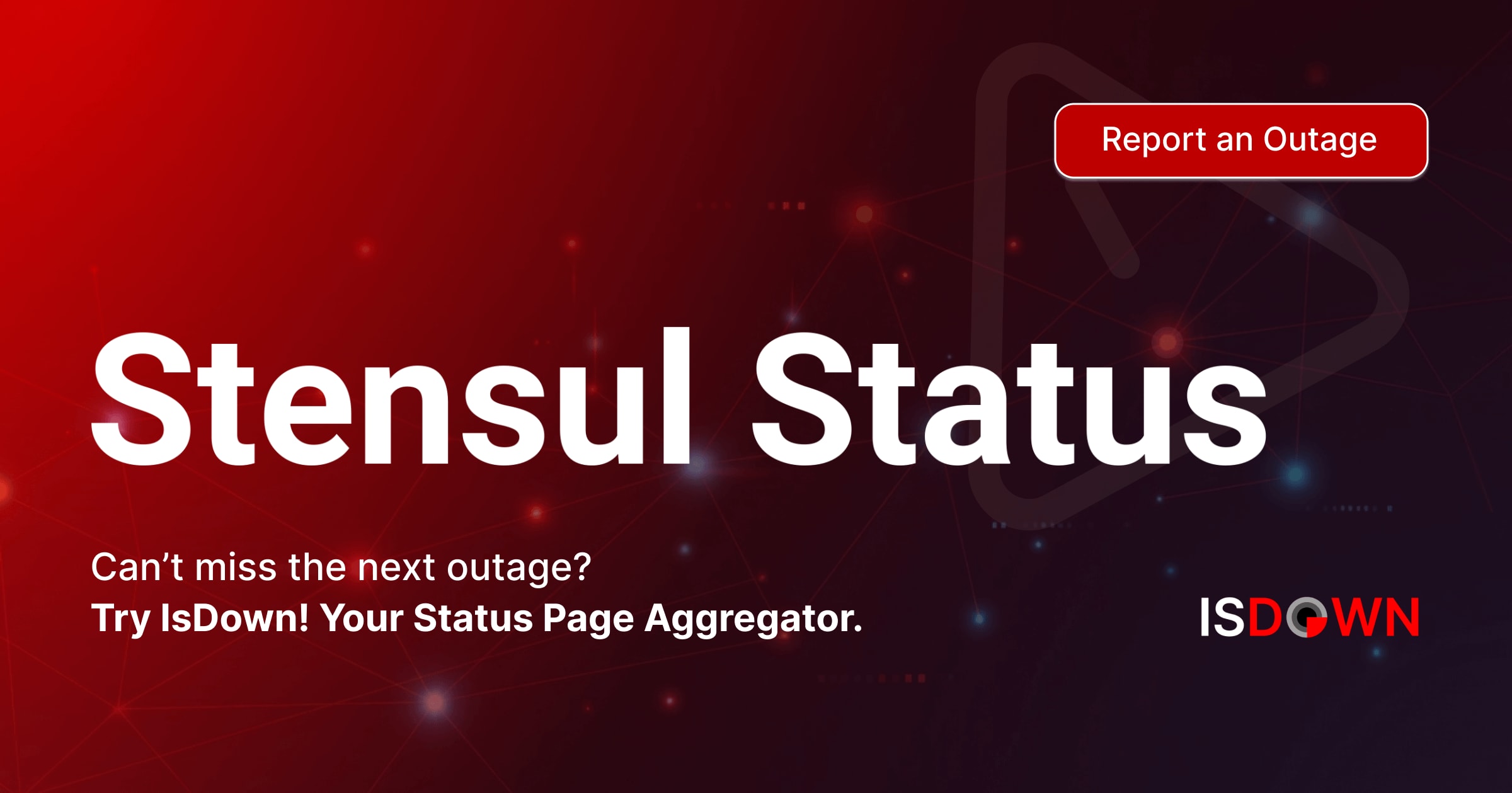 Is Stensul Down? Check current status and user reports | IsDown