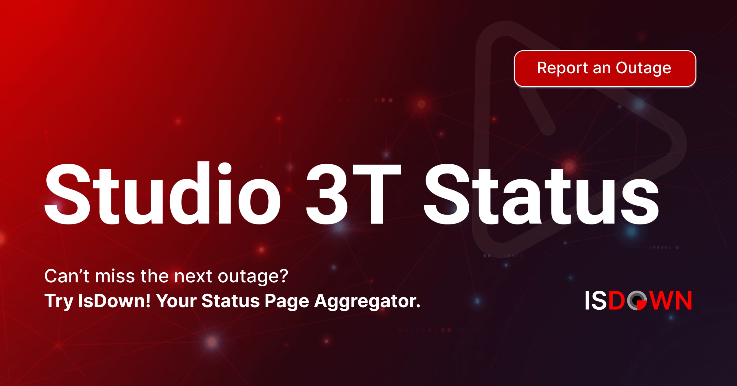 Is Studio 3T 3T Login Page Down? Check current status and user reports ...
