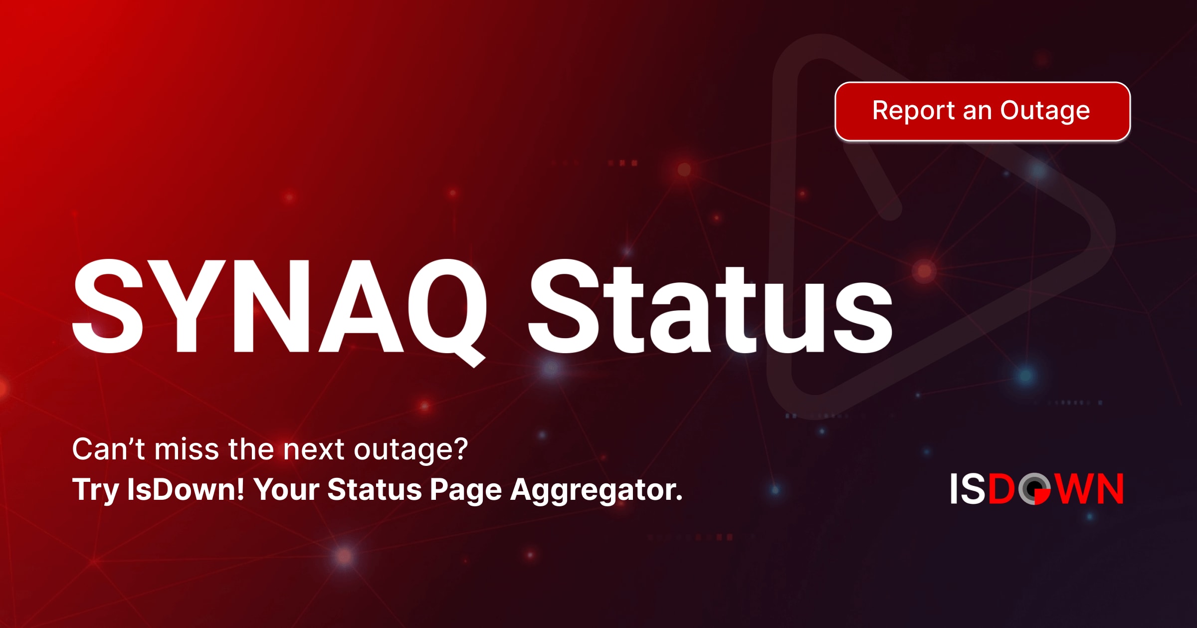 Is SYNAQ Down? Check current status and user reports | IsDown