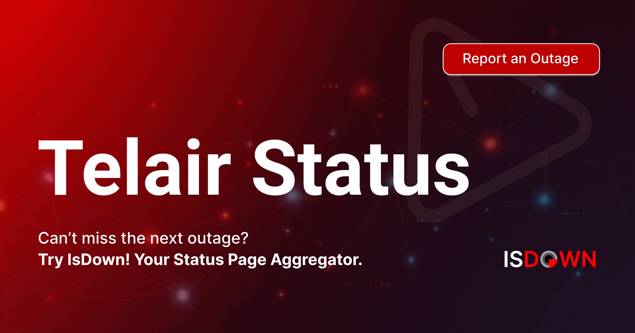 Is Telair Down? Check current status and user reports | IsDown