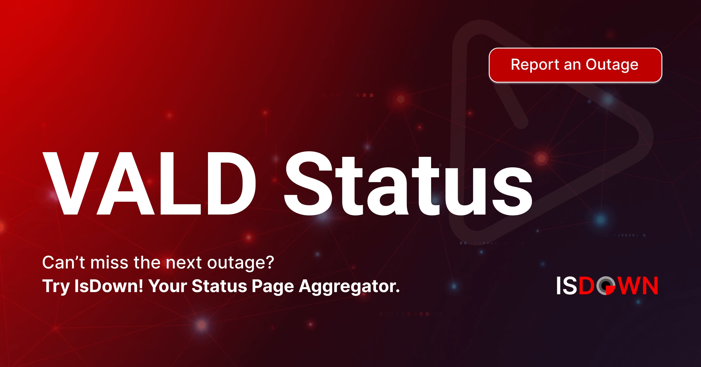 Is VALD Down Right Now? Live VALD Status & Outages | IsDown