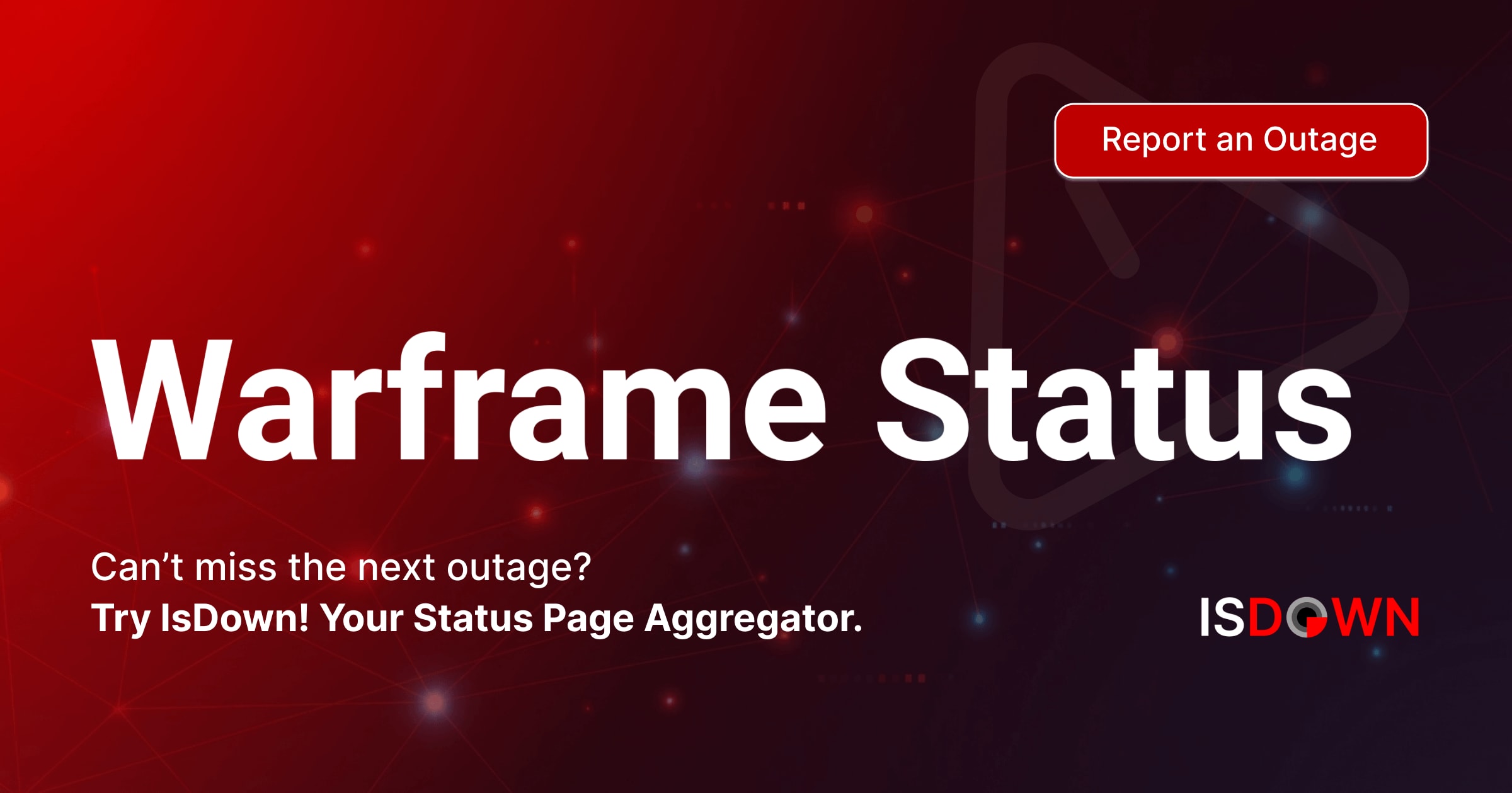 Is Warframe Down? Live Status, Outages & Alerts | IsDown