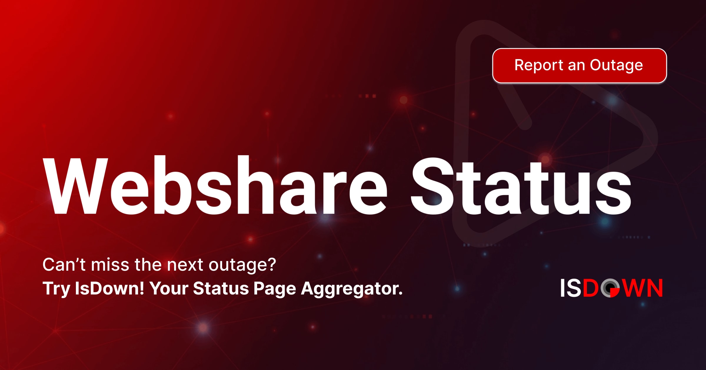 Is Webshare Web Dashboard/API Down? Check current status and user ...