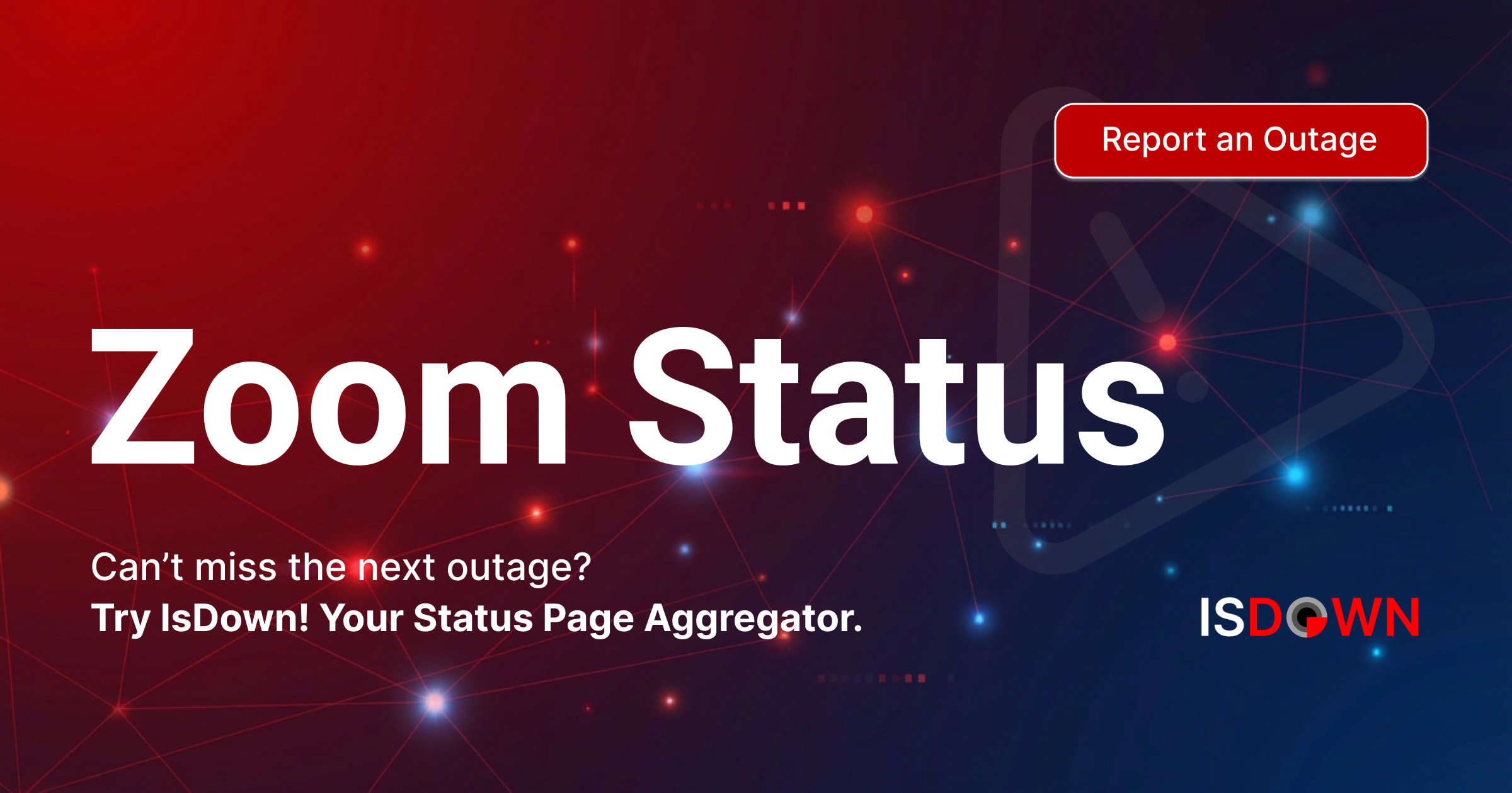 Is Zoom Meetings Down? Live Status, Outages & Alerts | IsDown